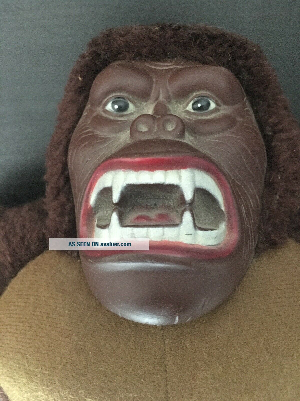 Vintage 1976 Mego King Kong 15 " Plush Doll Stuffed Gorilla Samet And ...