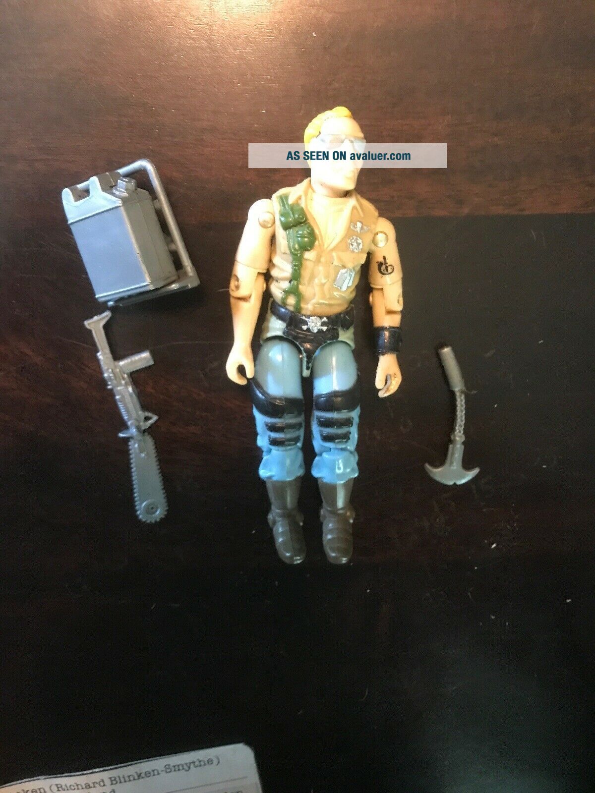 VINTAGE 1985 GI JOE DREADNOK BUZZER V1 ACTION FIGURE COMPLETE | #7882016