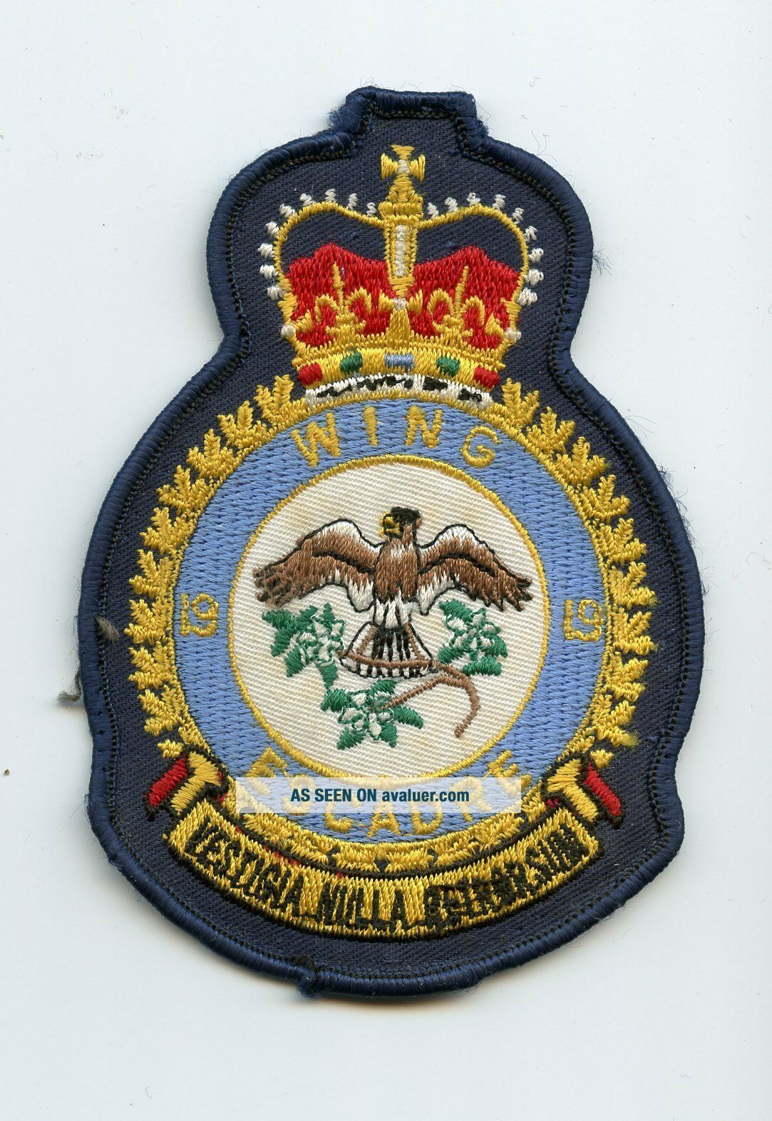 Vintage RCAF Royal Canadian Air Force 19 Wing Comox BC Patch Uniform ...