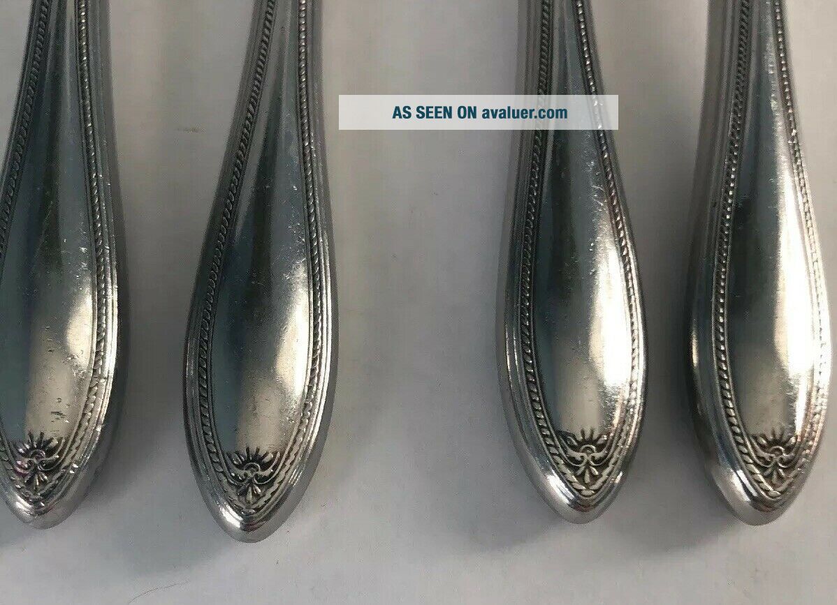 Oneida Vintage Cube Mark Stainless Sheraton Salad Fork Set Of 4 | #7904683