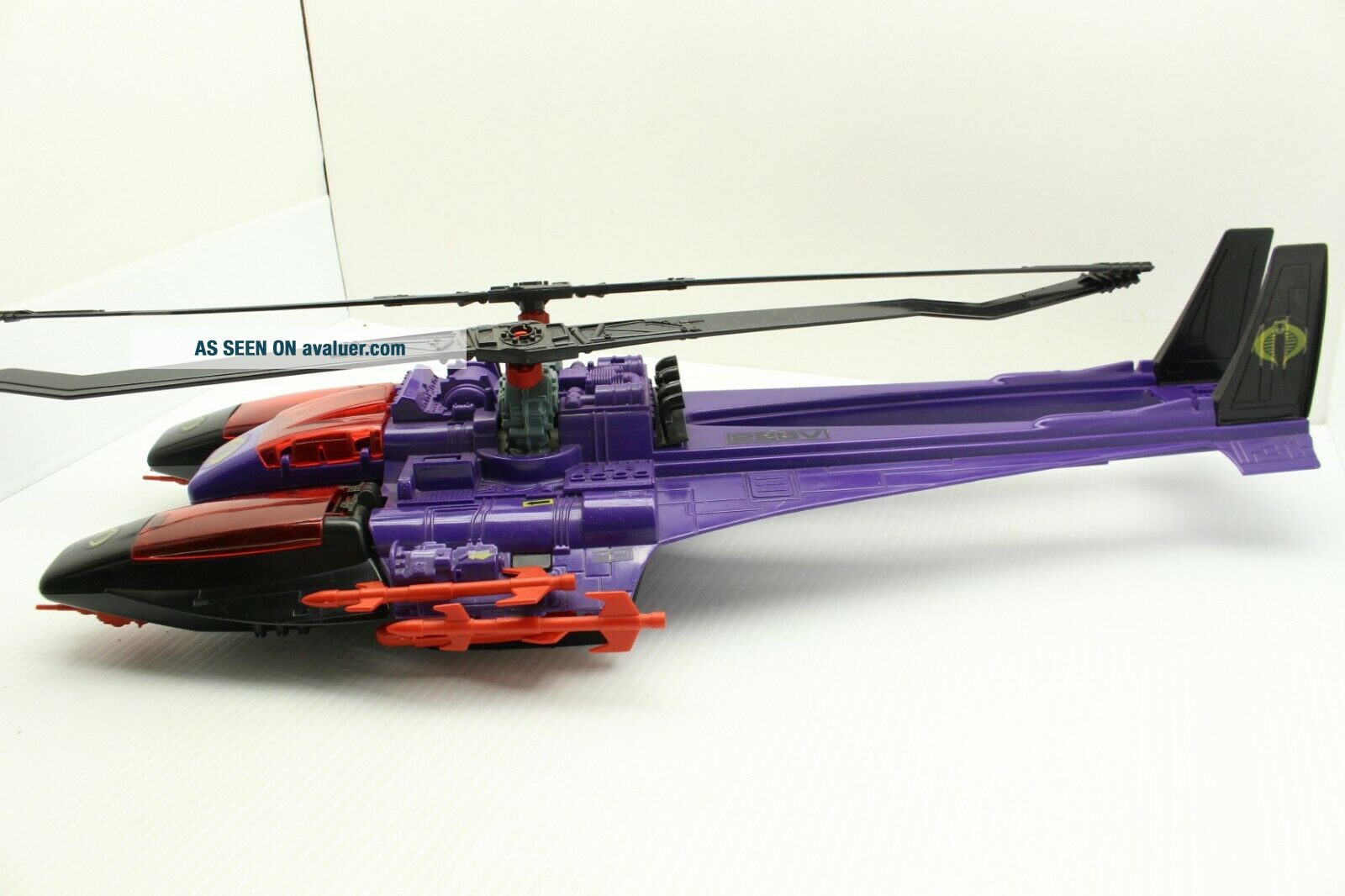 Vintage 1987 GI Joe Cobra MAMBA Helicopter Vehicle Near Complete | #7904993
