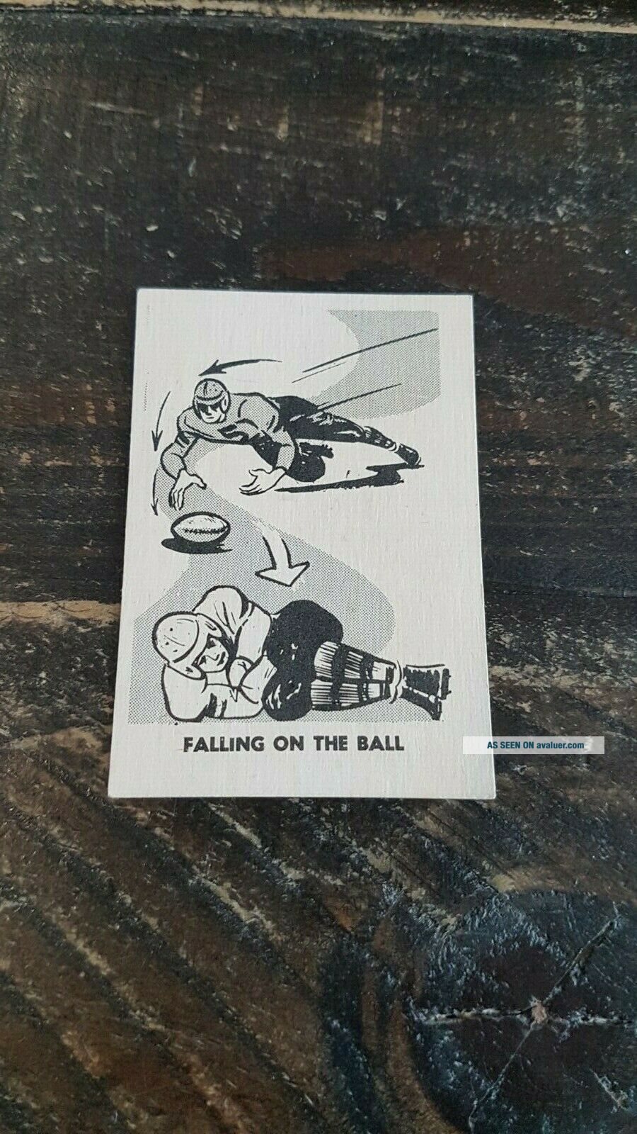 1952 Parkhurst CFL Falling On The Ball 13 EXMINT Vintage Football Card ...