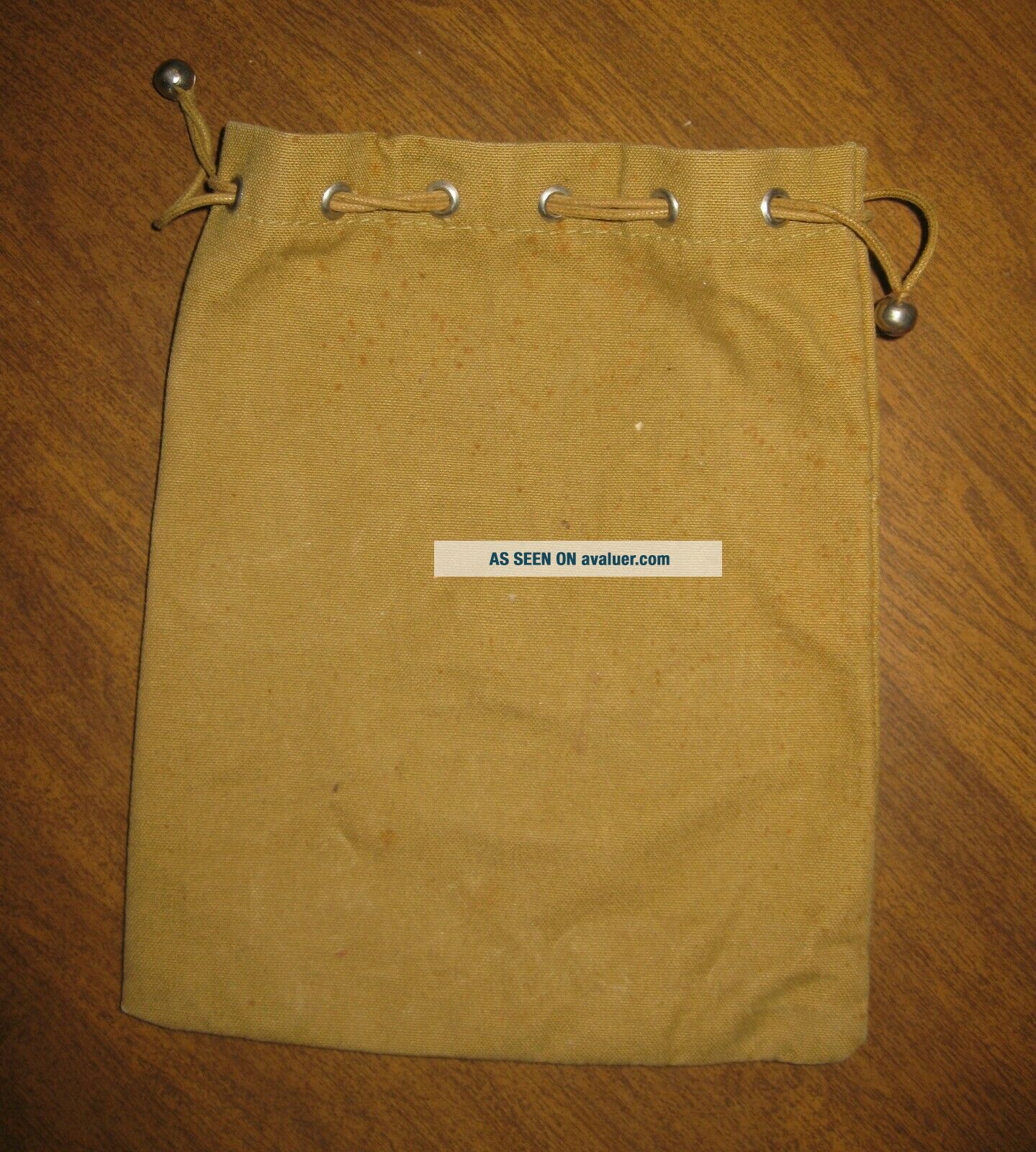 VINTAGE THE LITTLESTOWN NATIONAL BANK CANVAS BANK MONEY BAG W ...