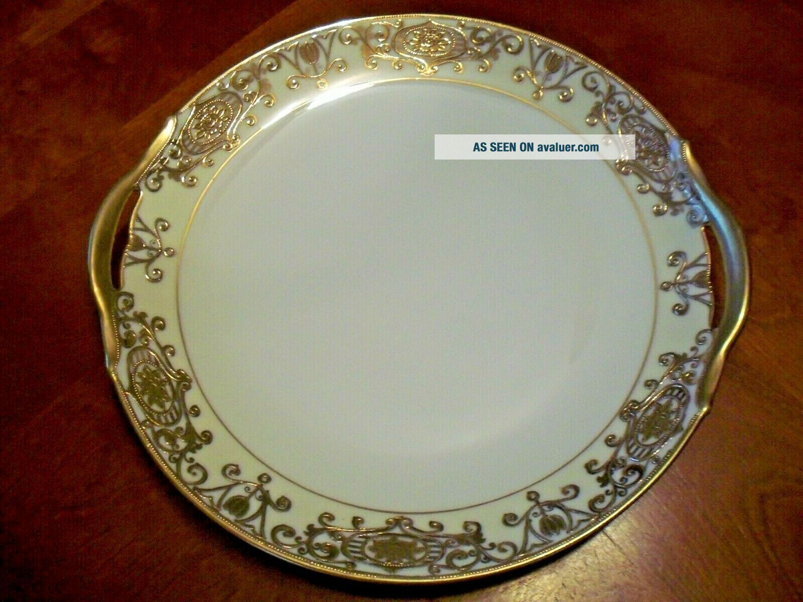 Vintage Noritake China 16034 175 Christmas Ball Handled Serving Or Cake ...