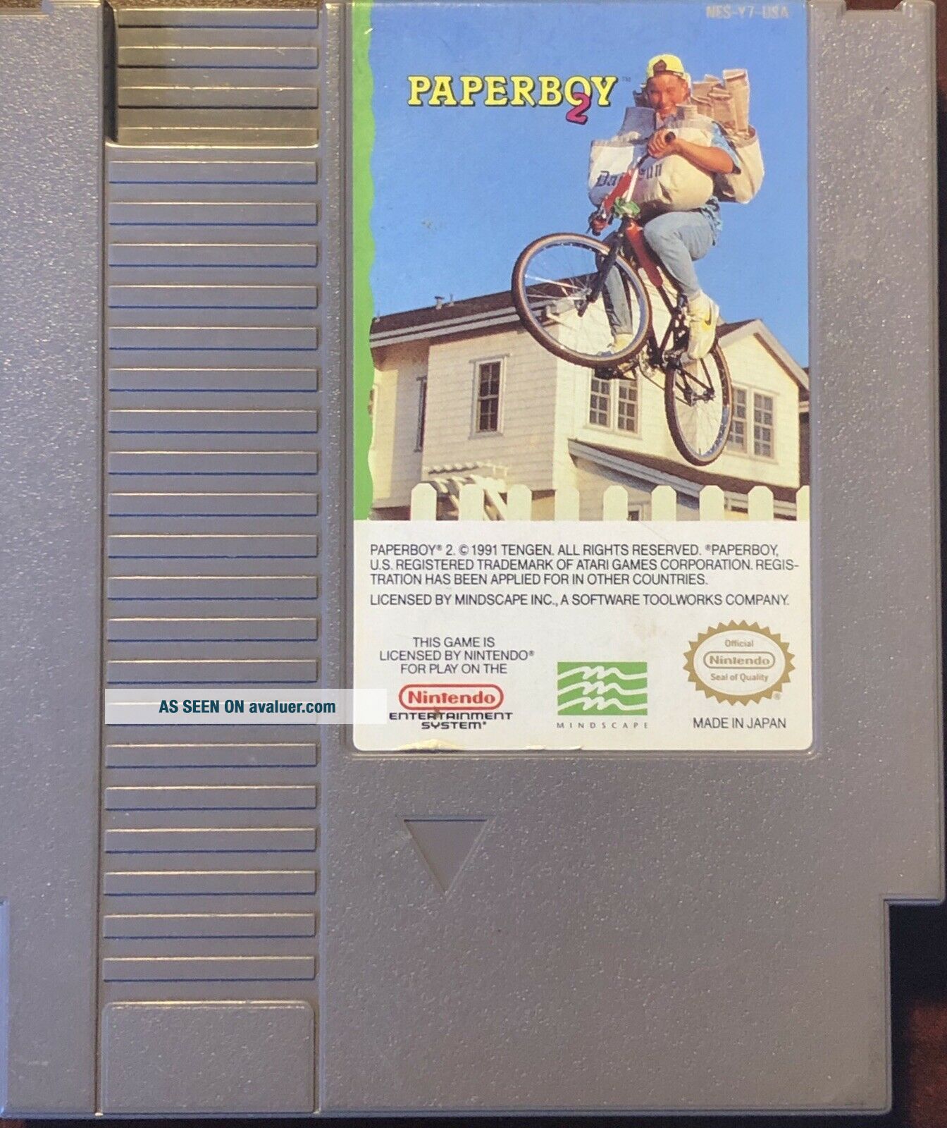 PAPERBOY 2 NES Nintendo Entertainment System Cartridge Vintage 1992 ...