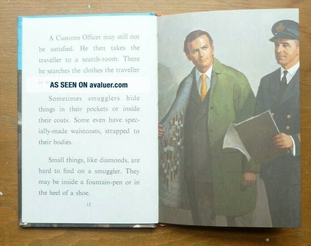 The Customs Officer & The Fireman. Vintage Ladybird People At Work ...