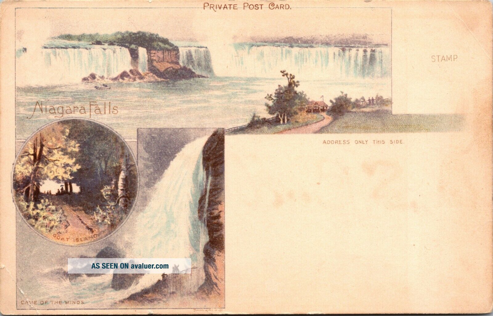 Niagara Falls - ONTARIO - Vintage Private POSTCARD Mailing Card | #7944002