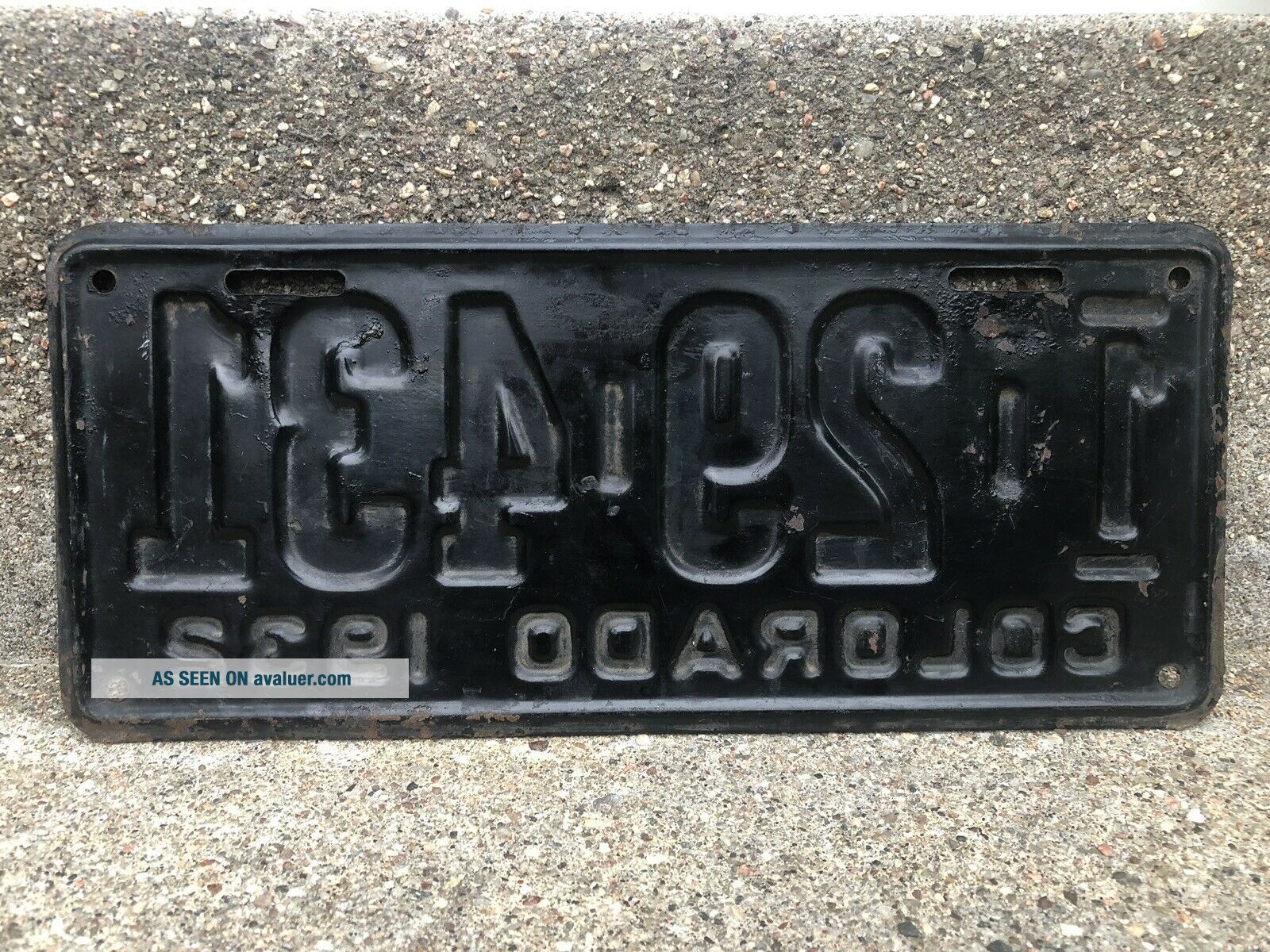 1932 Colorado License Plate - Vintage Antique Ford Chevy - CO | #7948564