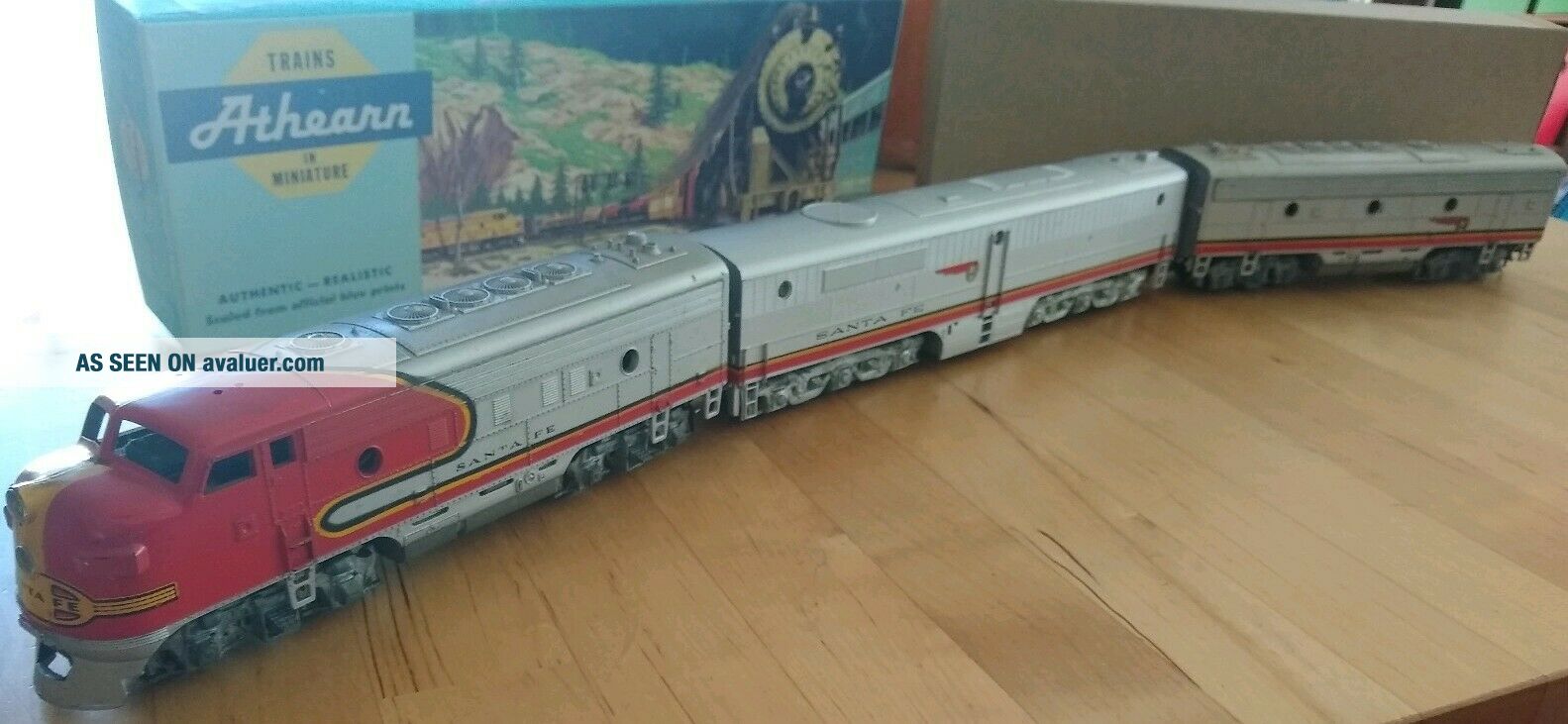 Vintage Life - Like Santa Fe Diesel Engine Train Car HO Gauge Scale ...