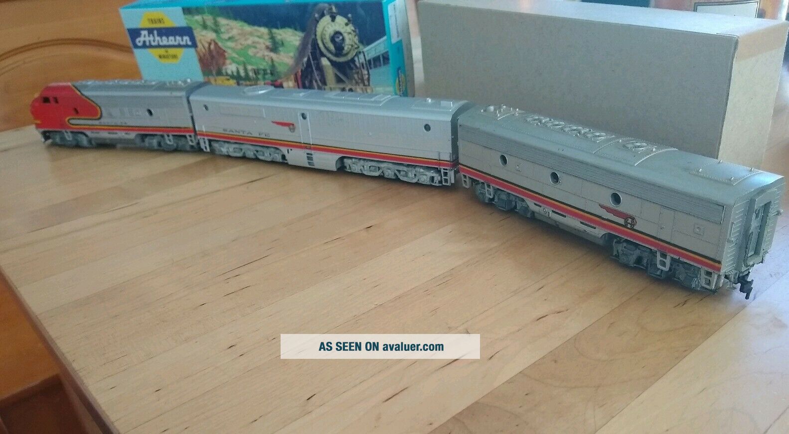 Vintage Life - Like Santa Fe Diesel Engine Train Car HO Gauge Scale ...