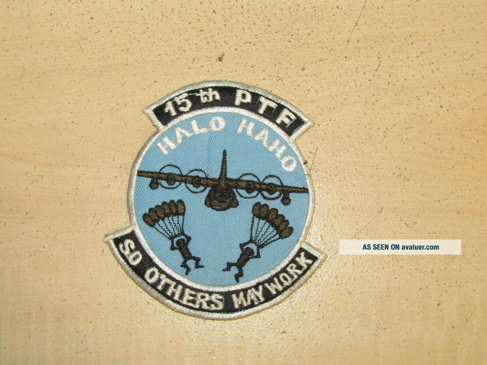 Vintage USAF U. S. Air Force Uniform Patch - 15th Ptf Halo Haho | #7956322