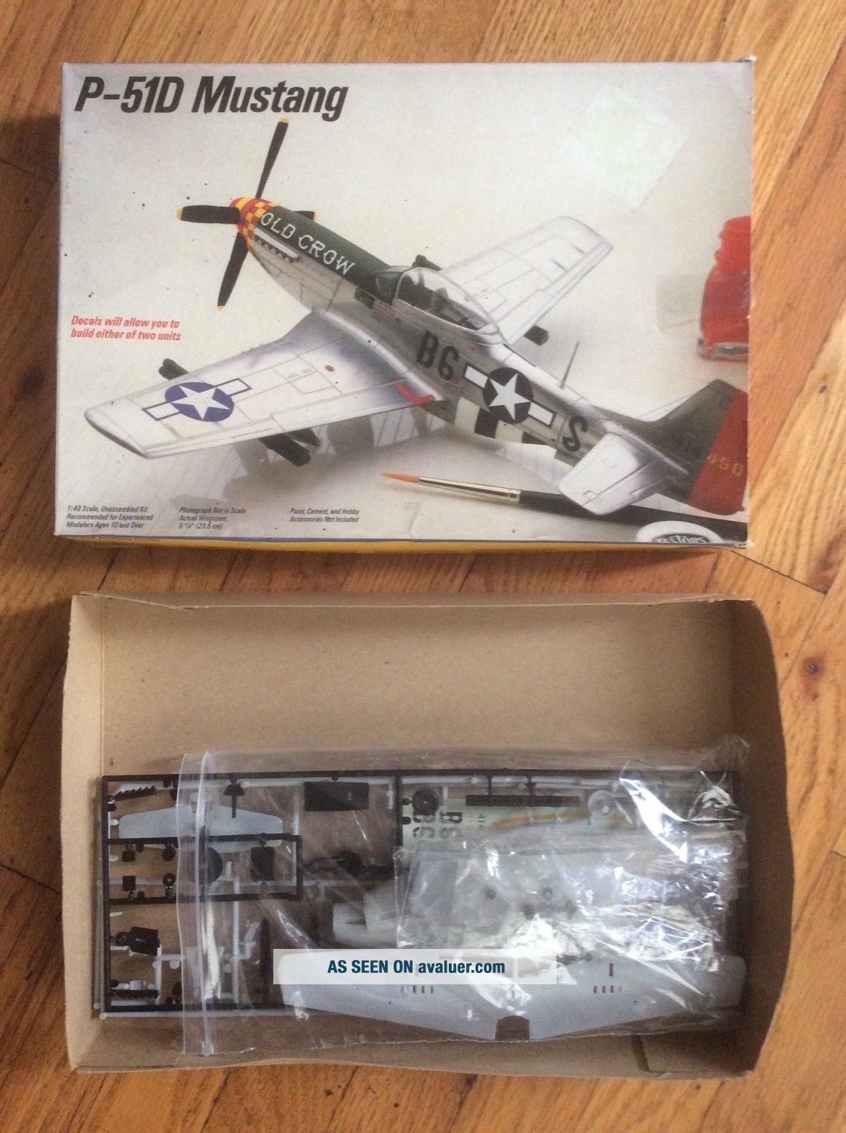 1988 TESTORS, P - 51D MUSTANG, 1:48 SCALE MODEL AIRPLANE KIT 590 ...