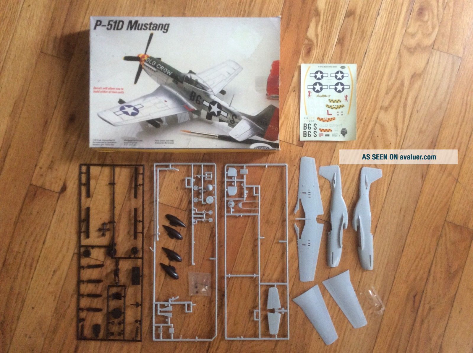 1988 TESTORS, P - 51D MUSTANG, 1:48 SCALE MODEL AIRPLANE KIT 590 ...