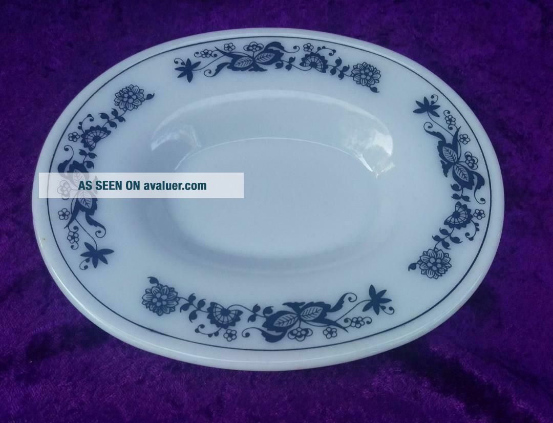 Vintage Pyrex Underplate 77U Old Town Blue Onion Corning 1970 | #7961580