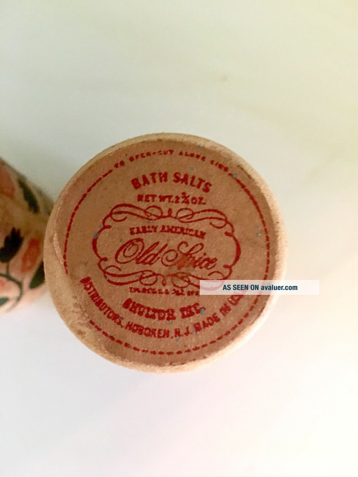 Vintage Shulton Old Spice Early American Bath Salts Talcum Powder ...