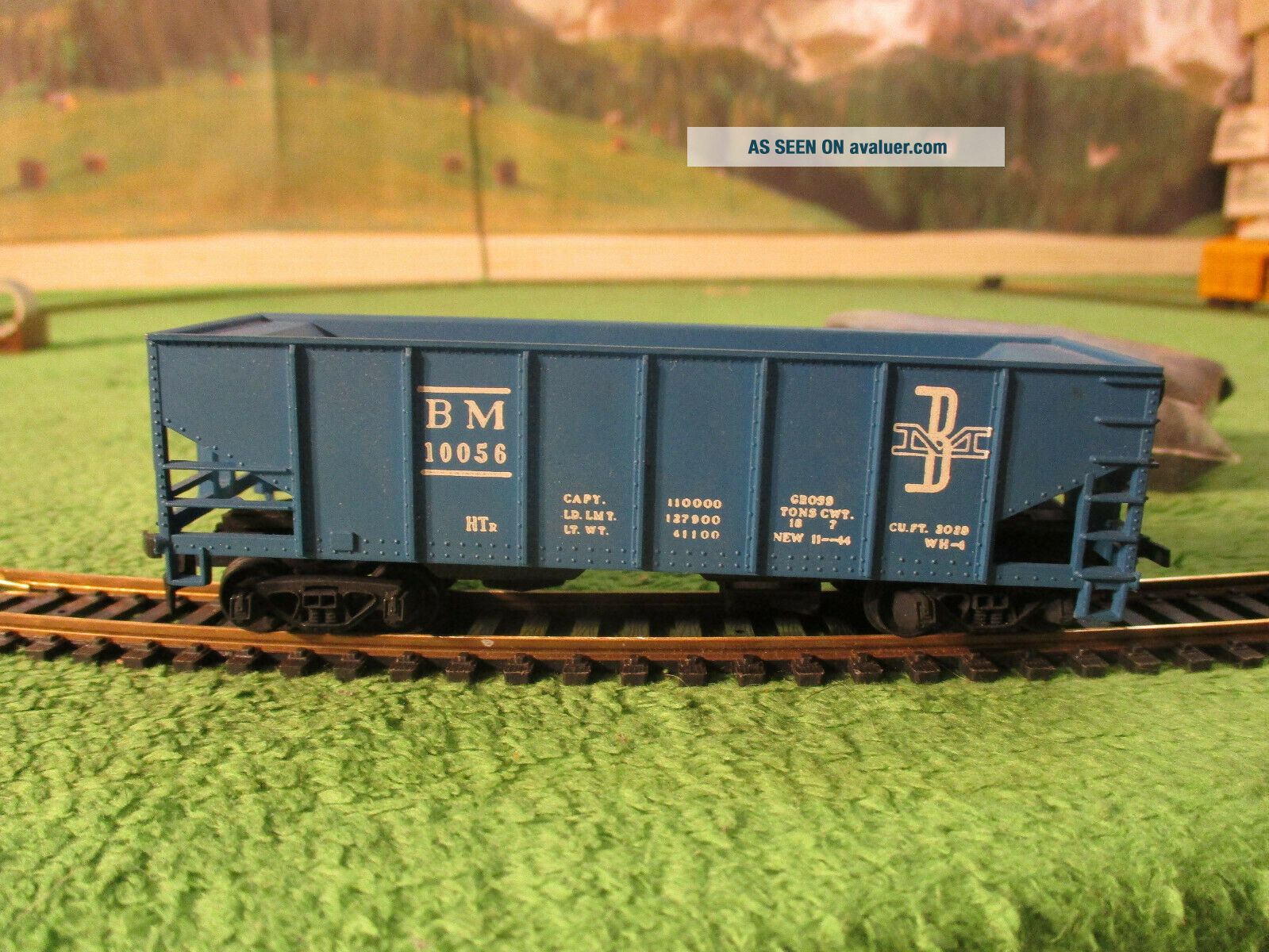 NMINT VINTAGE TYCO ATLAS Railroad HO Scale BM Caol Dump Freight Train ...