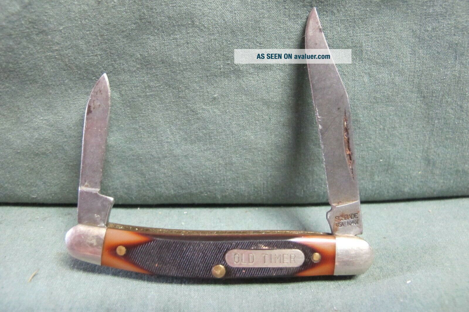 Vintage Schrade Old Timer 2 Blade Pocket Knife | #8024548