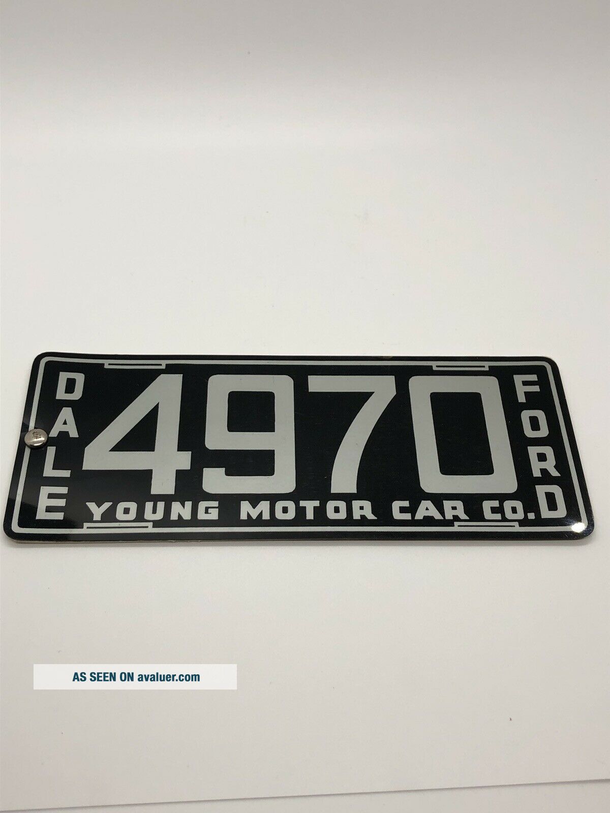 Vintage 1930s Dale Ford Young Motor Car Company St Paul MN License ...