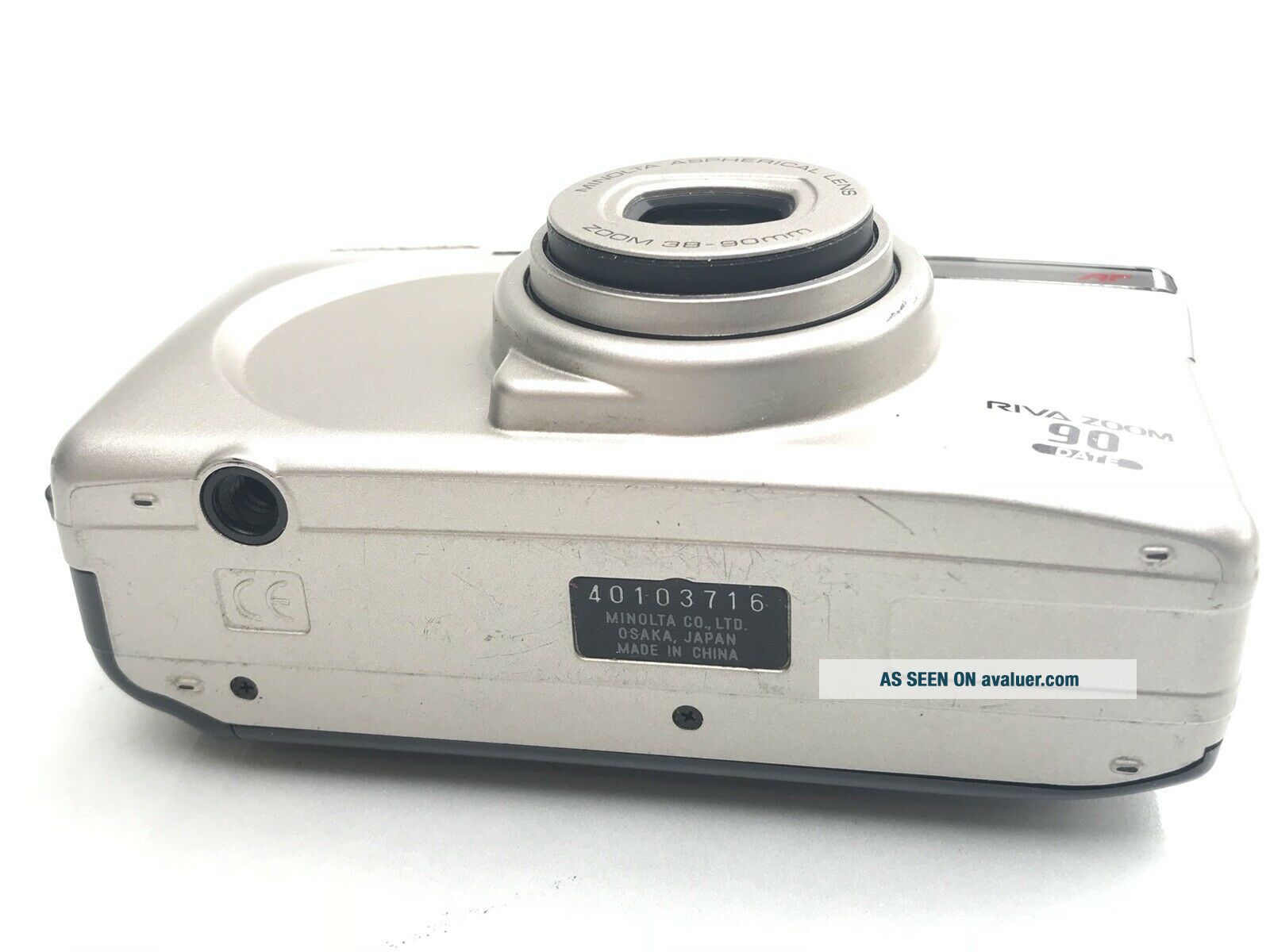 Minolta Riva Zoom 90 Date Back Point And Shoot 35MM CAMERA Vintage ...