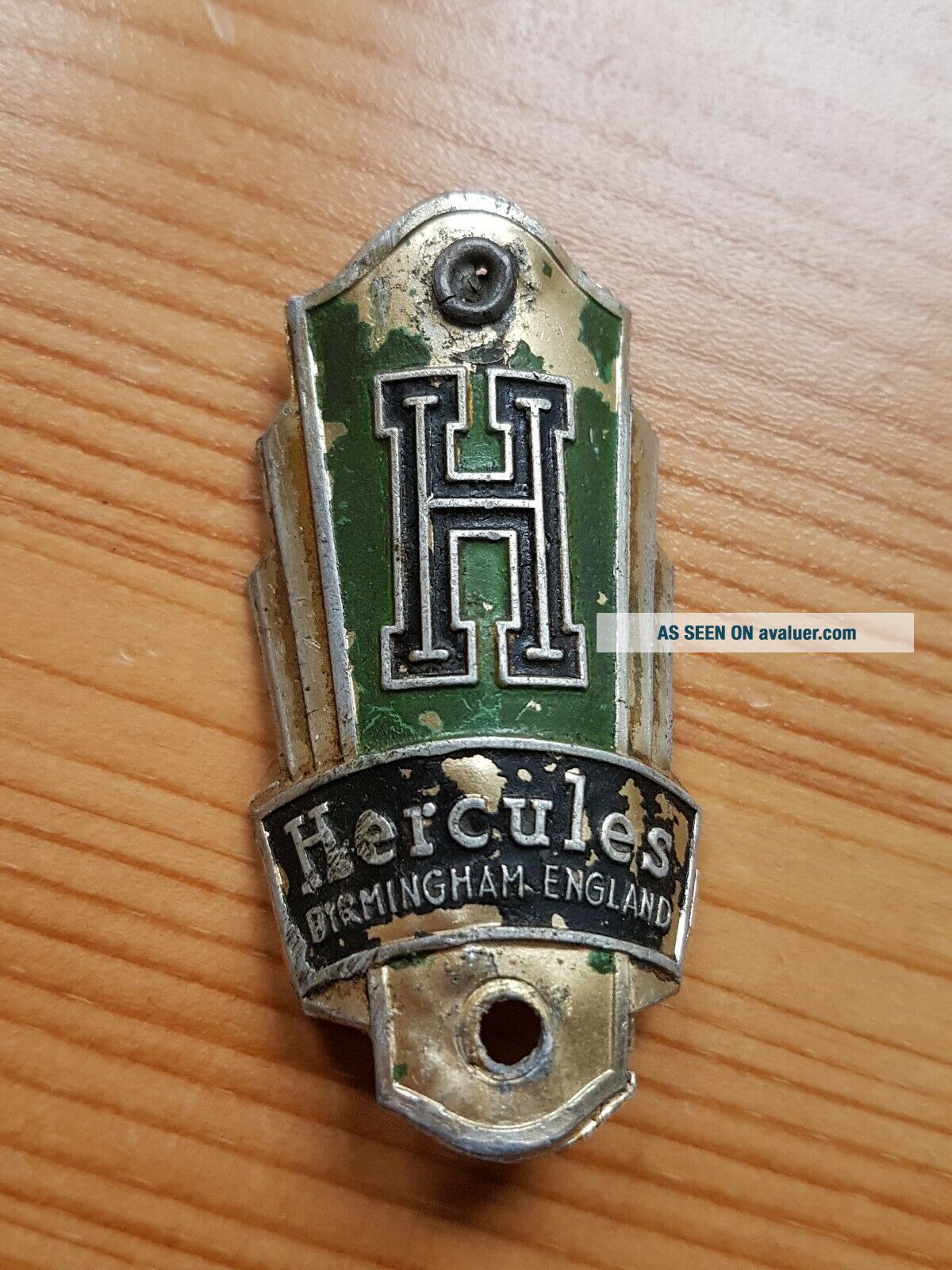 Hercules Birmingham Vintage Bicycle Head Badge | #8038378