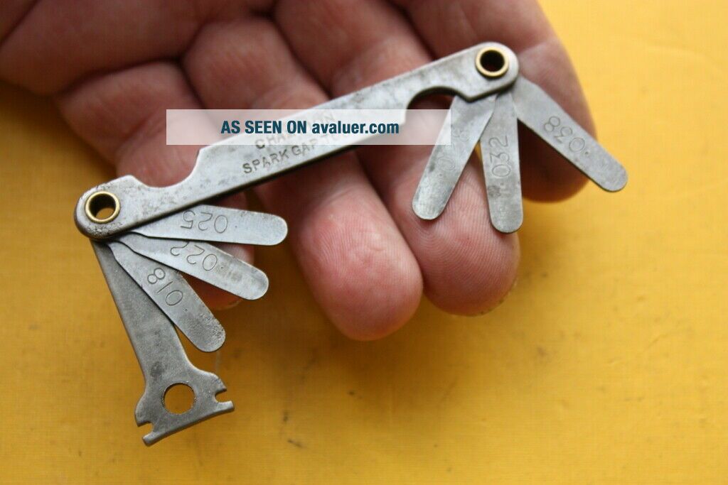 CHAMPION VINTAGE CLASSIC CAR / MOTORCYCLE SPARK PLUG FEELER GAUGE TOOL ...