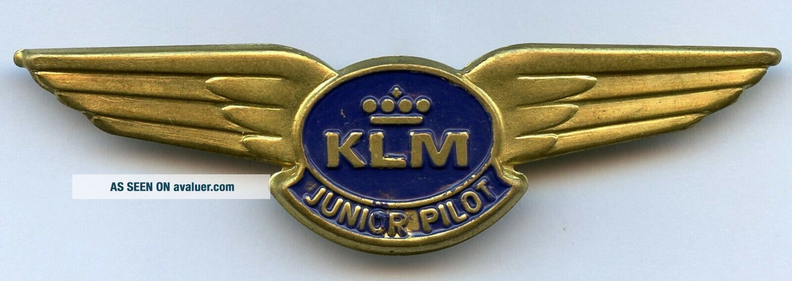 KLM Royal Dutch Airlines Junior Pilot Vintage Badge Pin Grade | #8064279