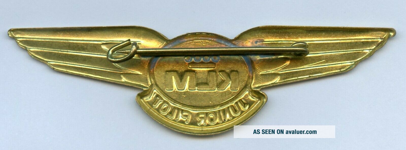 KLM Royal Dutch Airlines Junior Pilot Vintage Badge Pin Grade | #8064279