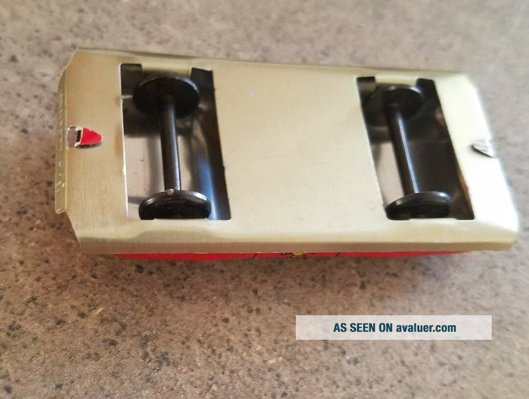 Small Tin Toy Fire Chief Command Car Vintage US | #8064505