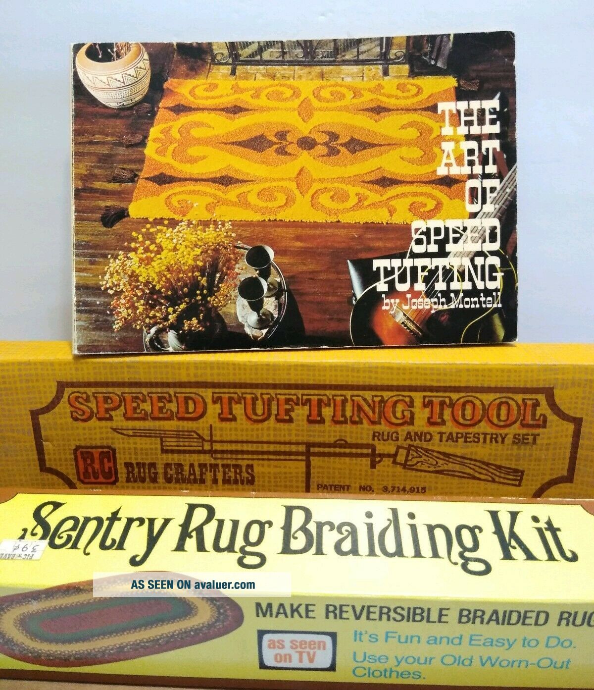 1970s Vintage RC Rug Crafters Speed - Tufting Tool Tapestry Set & Rug ...