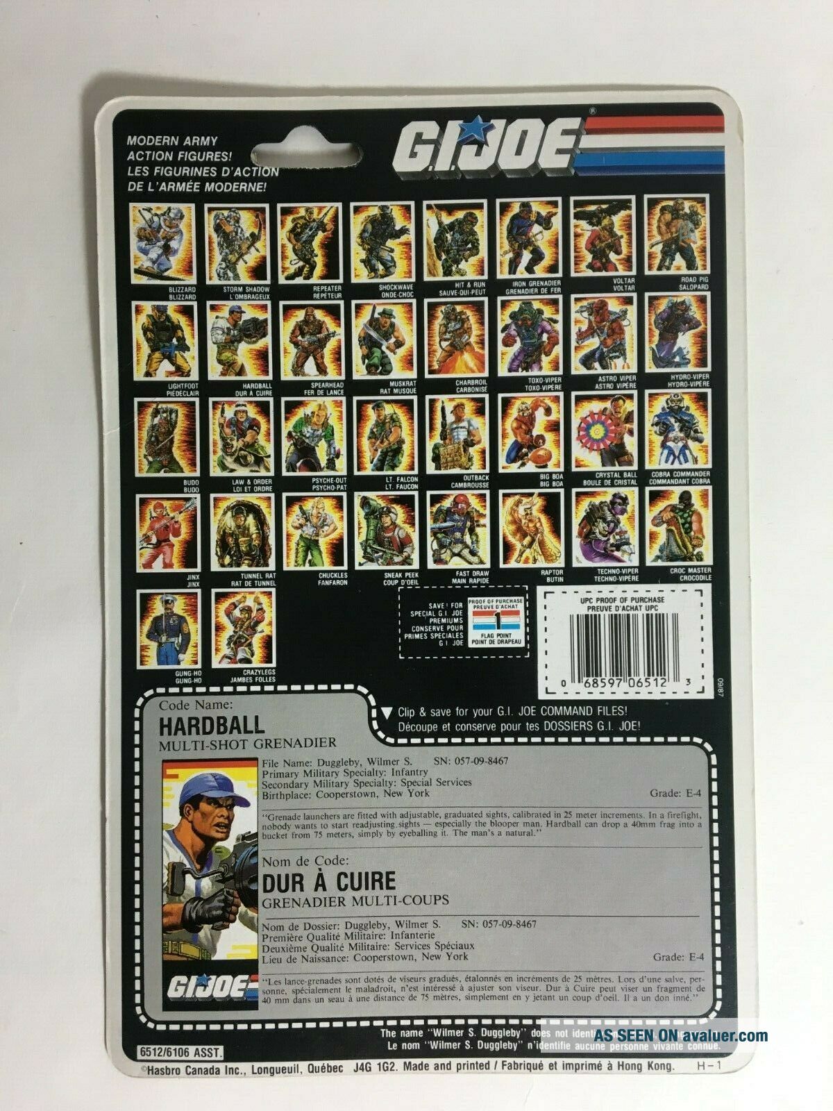 Gi Joe Vintage 1987 HARDBALL MULTI - SHOT GRENADIER UNCUT FULL FILE ...