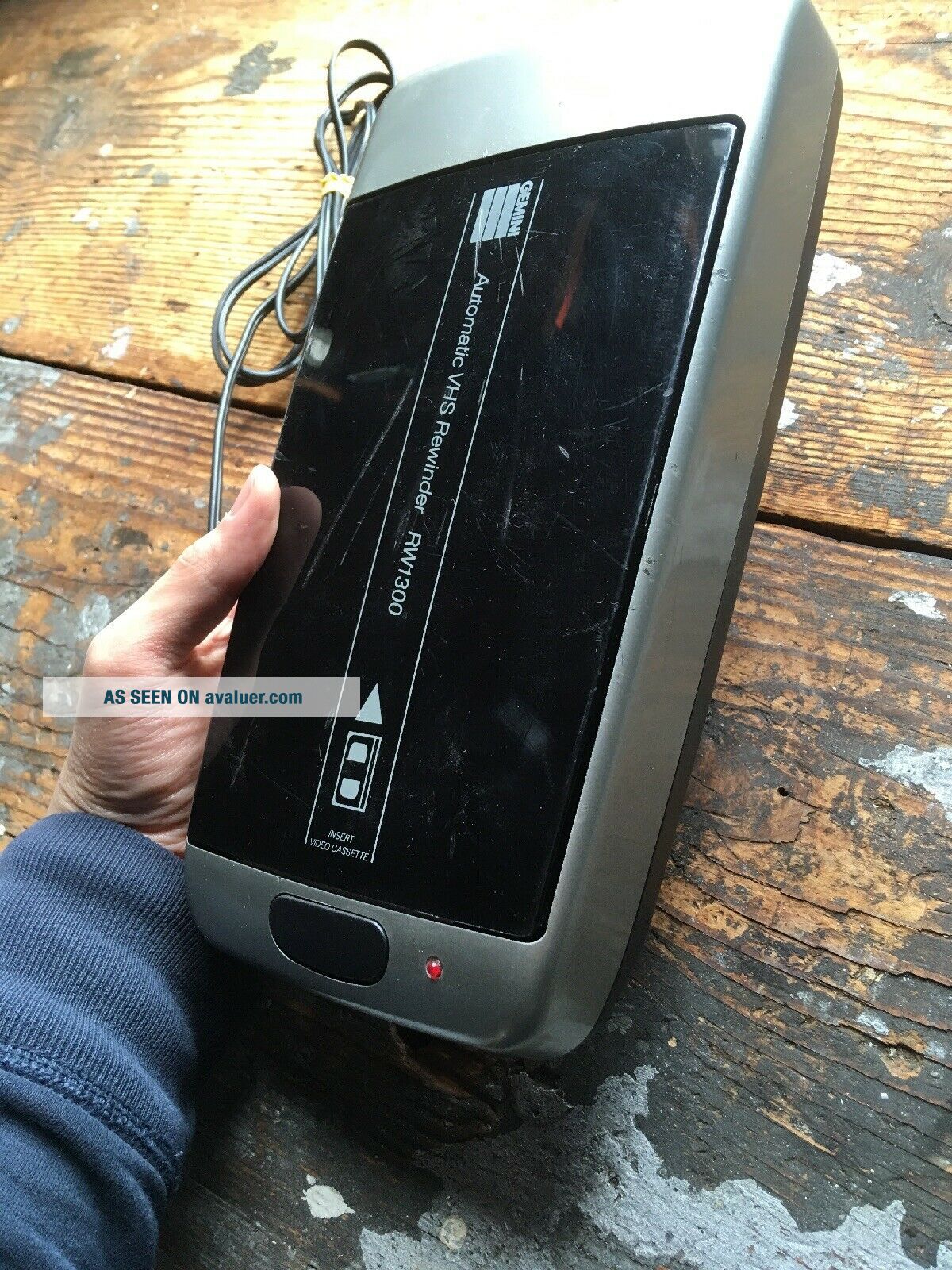 VINTAGE Gemini RW1300 VHS Tape Rewinder TESTED/WORKS (VCR REWINDER ...