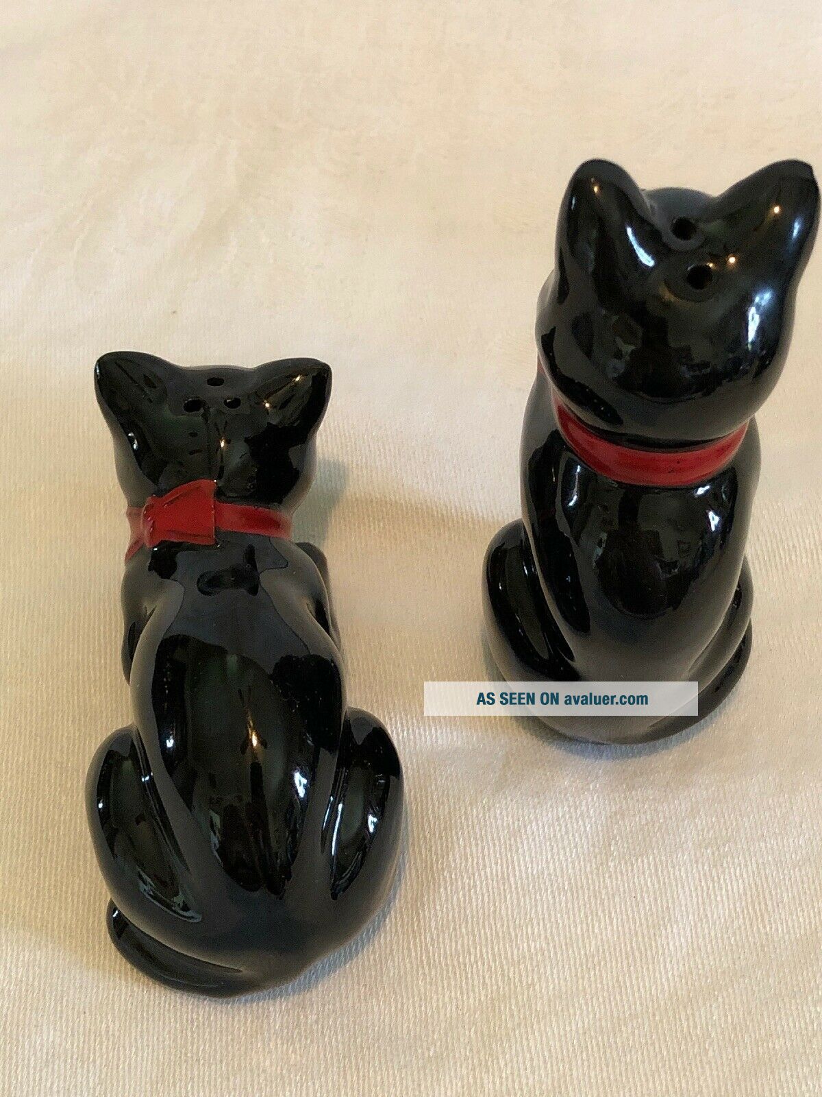 Vintage Red Ware Cat Salt And Pepper Shakers Japan | #8099969