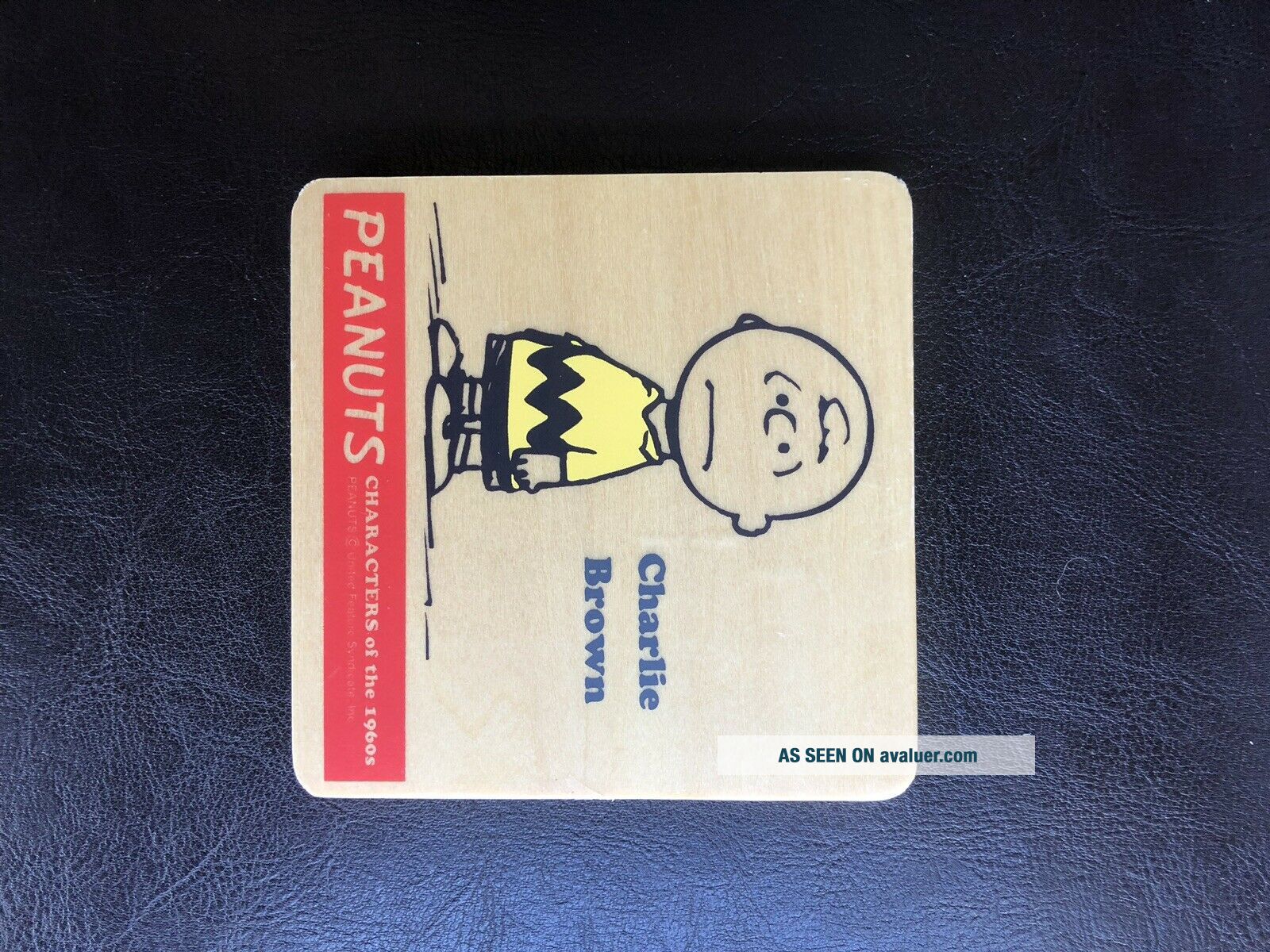 Snoopy Charlie Brown Lucy Sally Peanuts Vintage Wooden Vintage Coasters ...