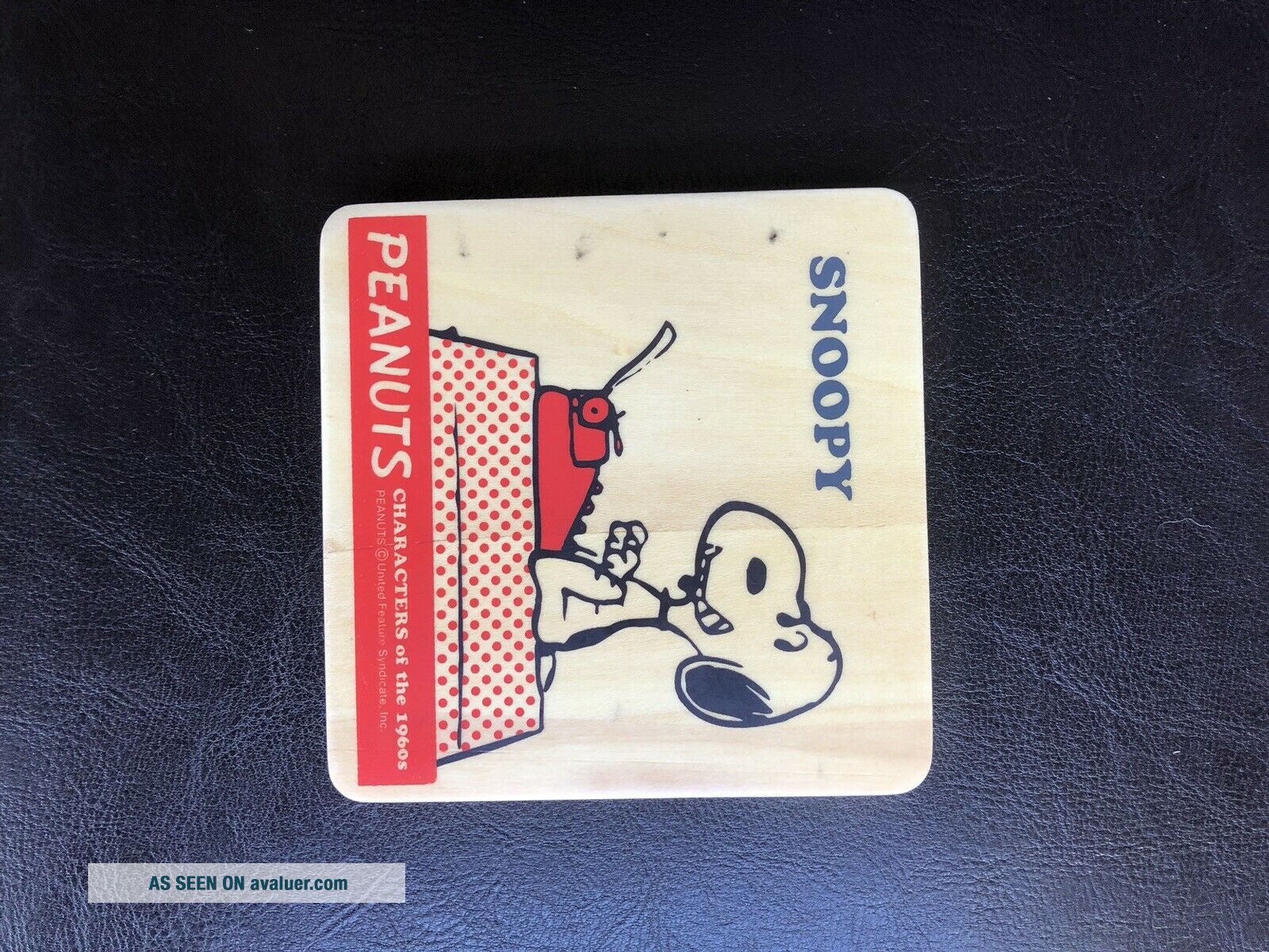 Snoopy Charlie Brown Lucy Sally Peanuts Vintage Wooden Vintage Coasters ...