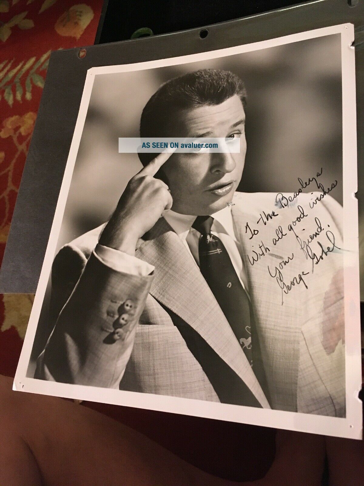 Guaranteed Authentic Vintage Autograph A Very Young George Gobel ...
