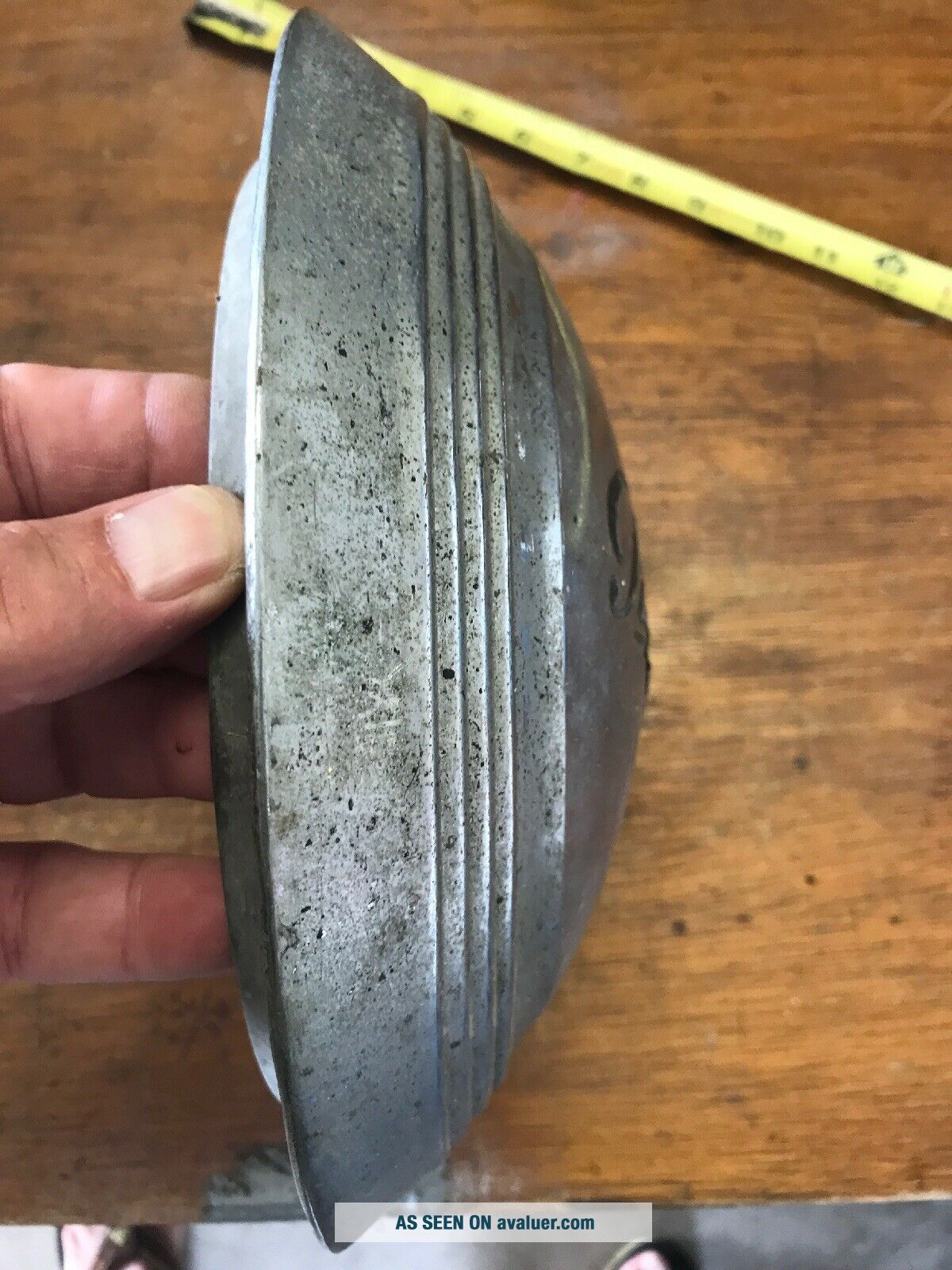 VINTAGE PACKARD CAR TRUCK WHEEL COVER METAL DOG DISH HUBCAP PART | #8122711
