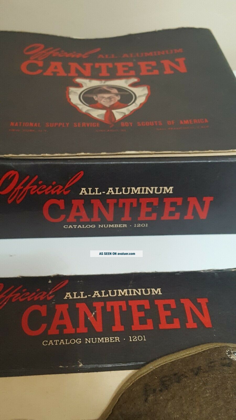 Vintage Official BSA Boy Scout Aluminum Canteen | #8124240