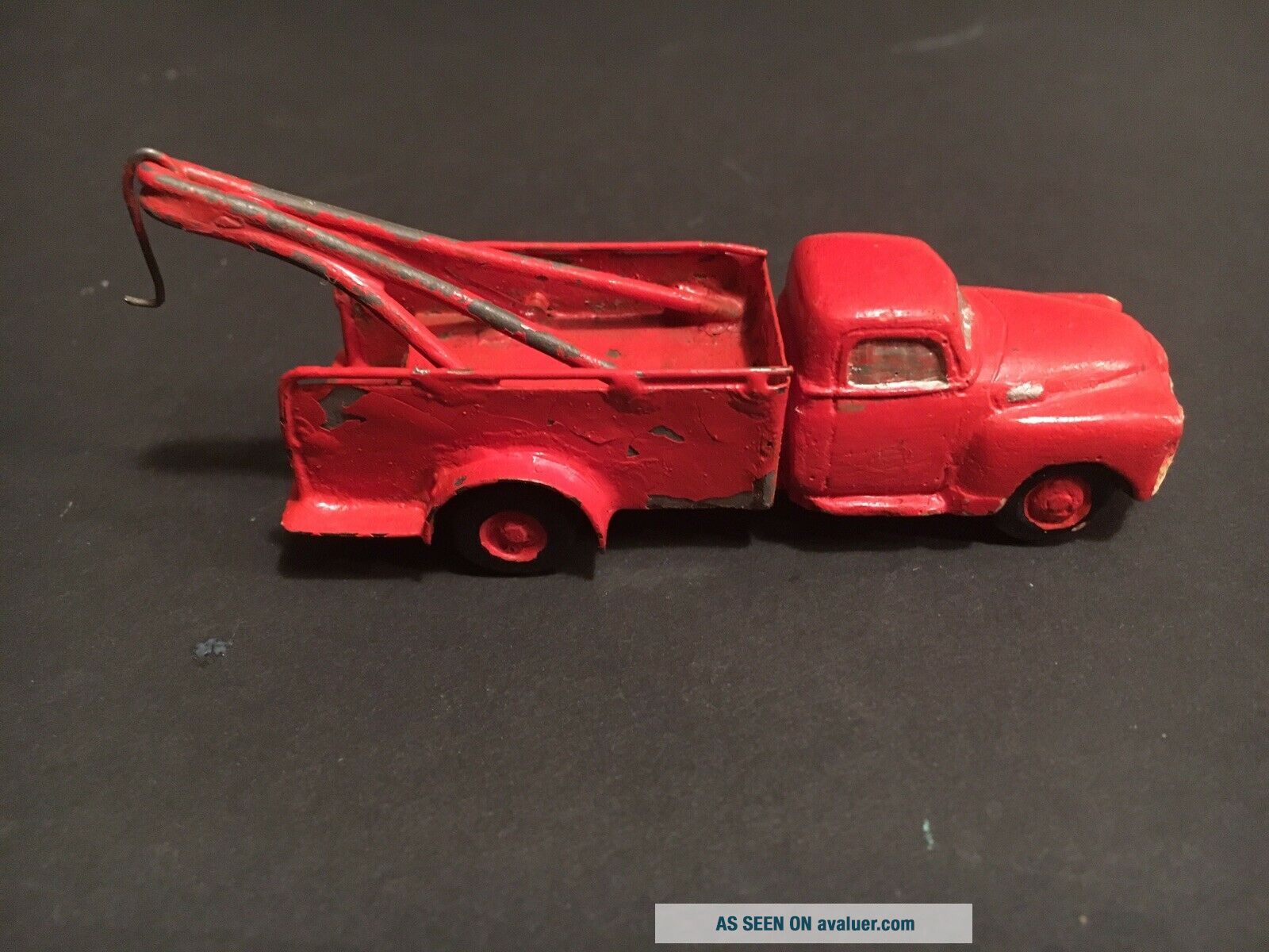 1950 Era Vintage HO Scale Tow Truck Plaster And Metal Handpainted ...