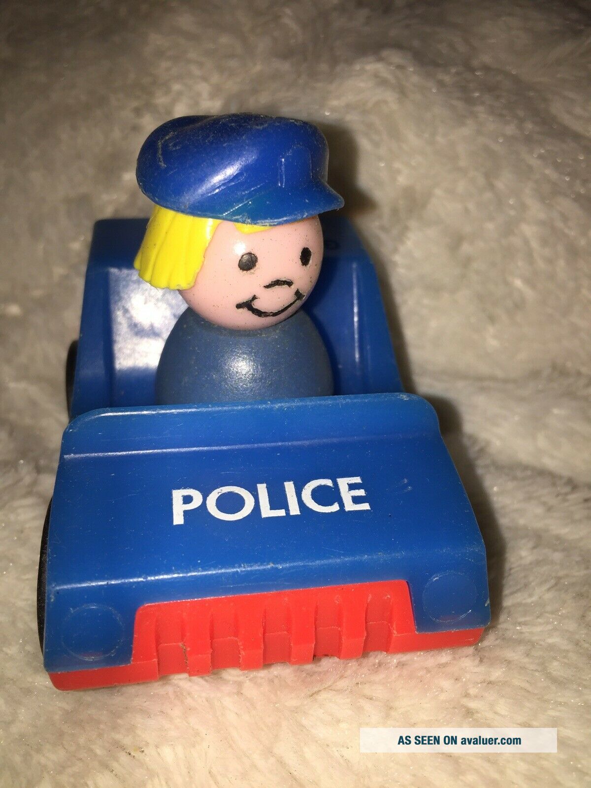 Vintage Fisher Price Little People Police Women And Car | #8142237