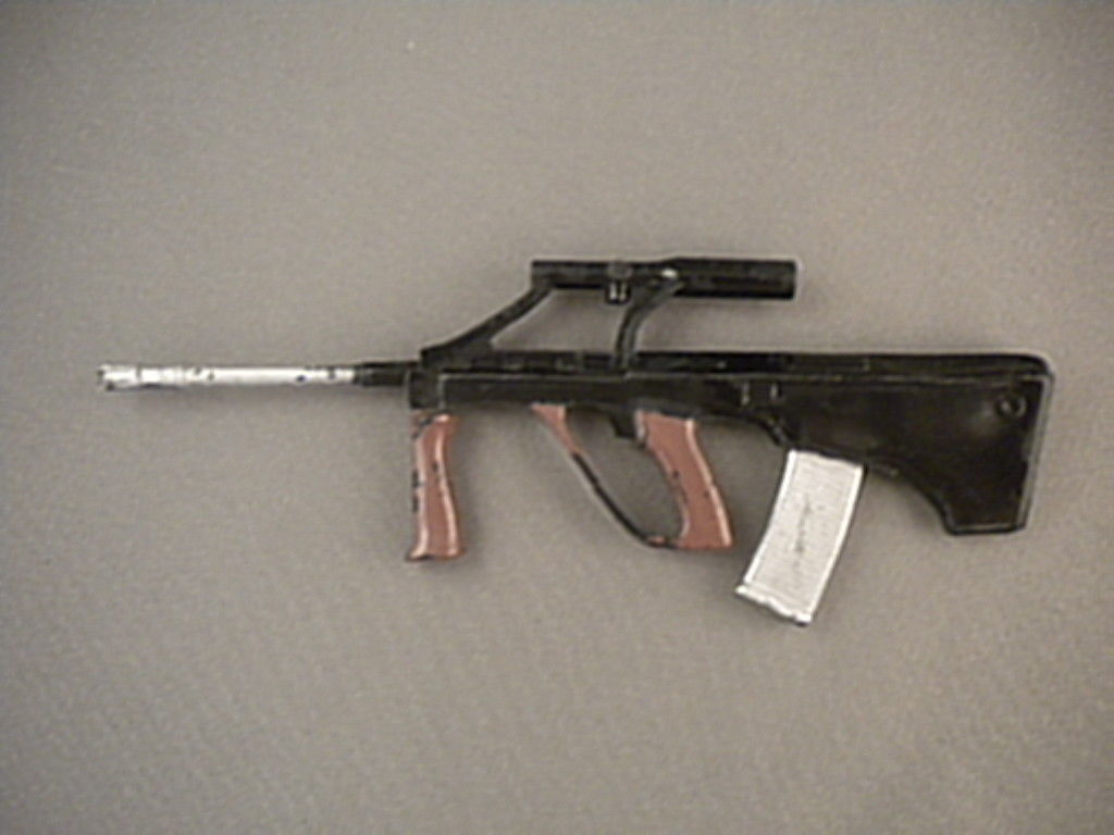 Vtg Toy Austrian Steyr Aug Bullpup Rifle 1:6 Scale Figure Weapon ...