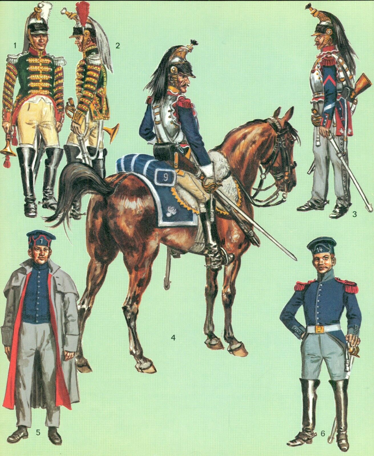 Hardbound Book - Arms And Uniforms The Napoleonic Wars Part 1 Funcken ...