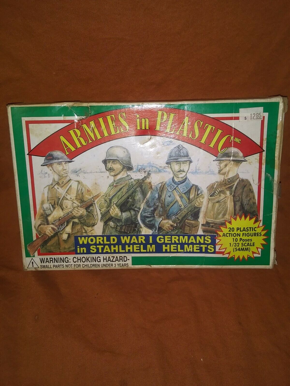 Armies In Plastic World War 1 Germans In Stahlhelm Helmets 1/32 Scale ...