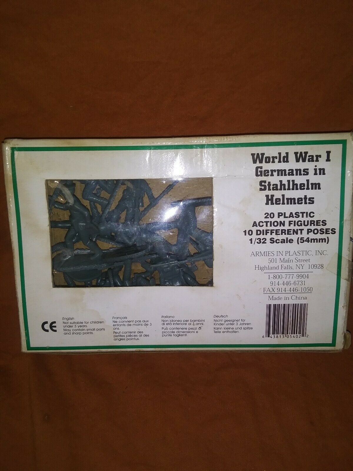 Armies In Plastic World War 1 Germans In Stahlhelm Helmets 1/32 Scale ...