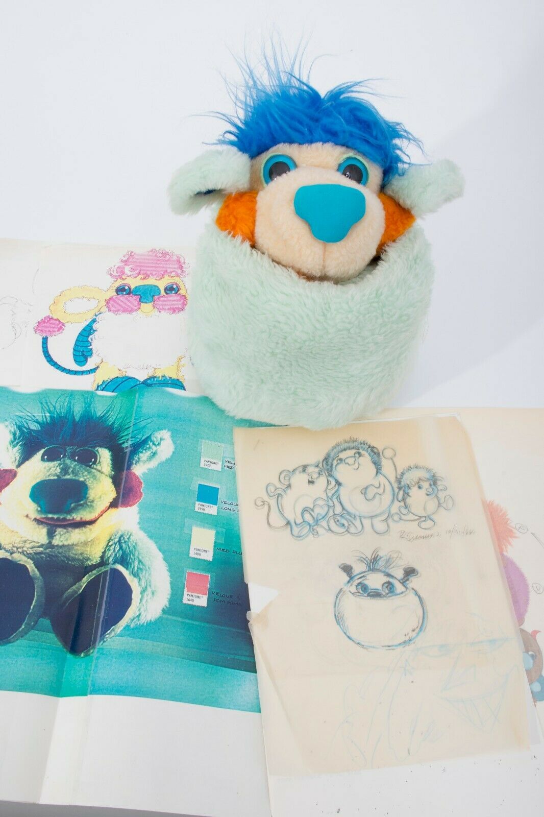 RARE Vintage Popples Prototype With Concept Art And Photos TCFC Mattel ...