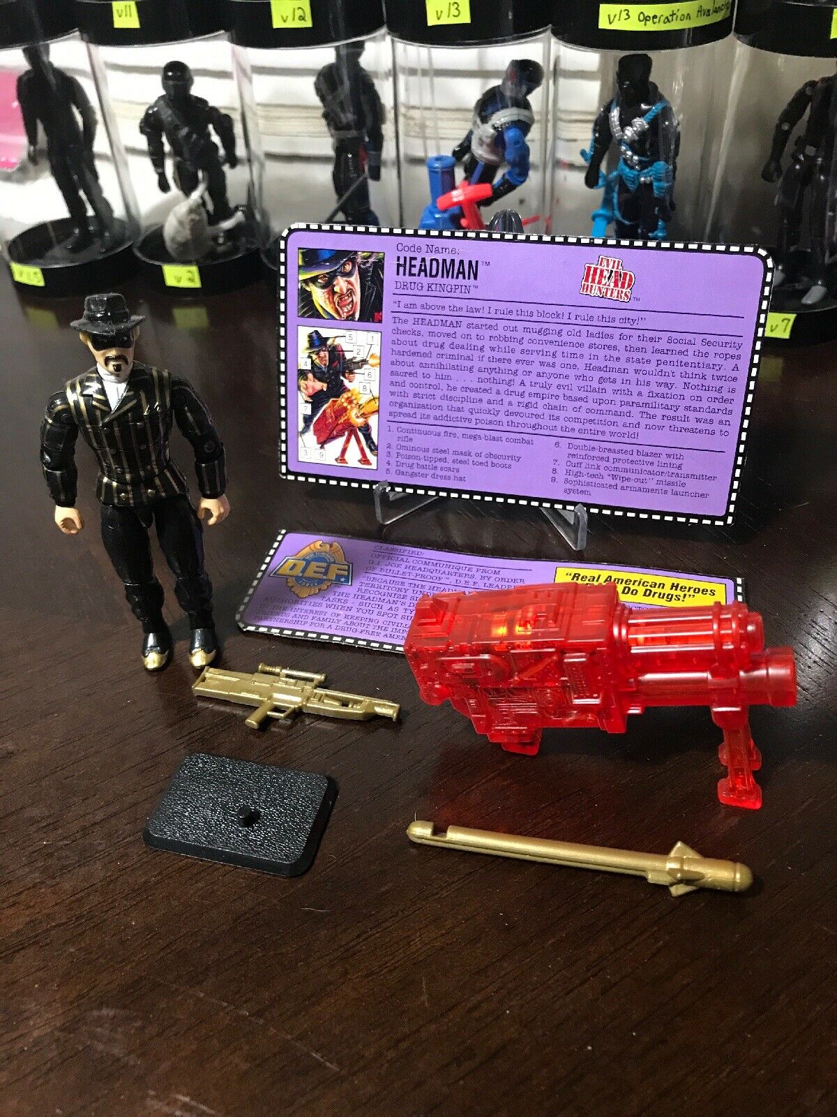 G. I. Joe Headman 1992 Complete With Filecard | #22312513
