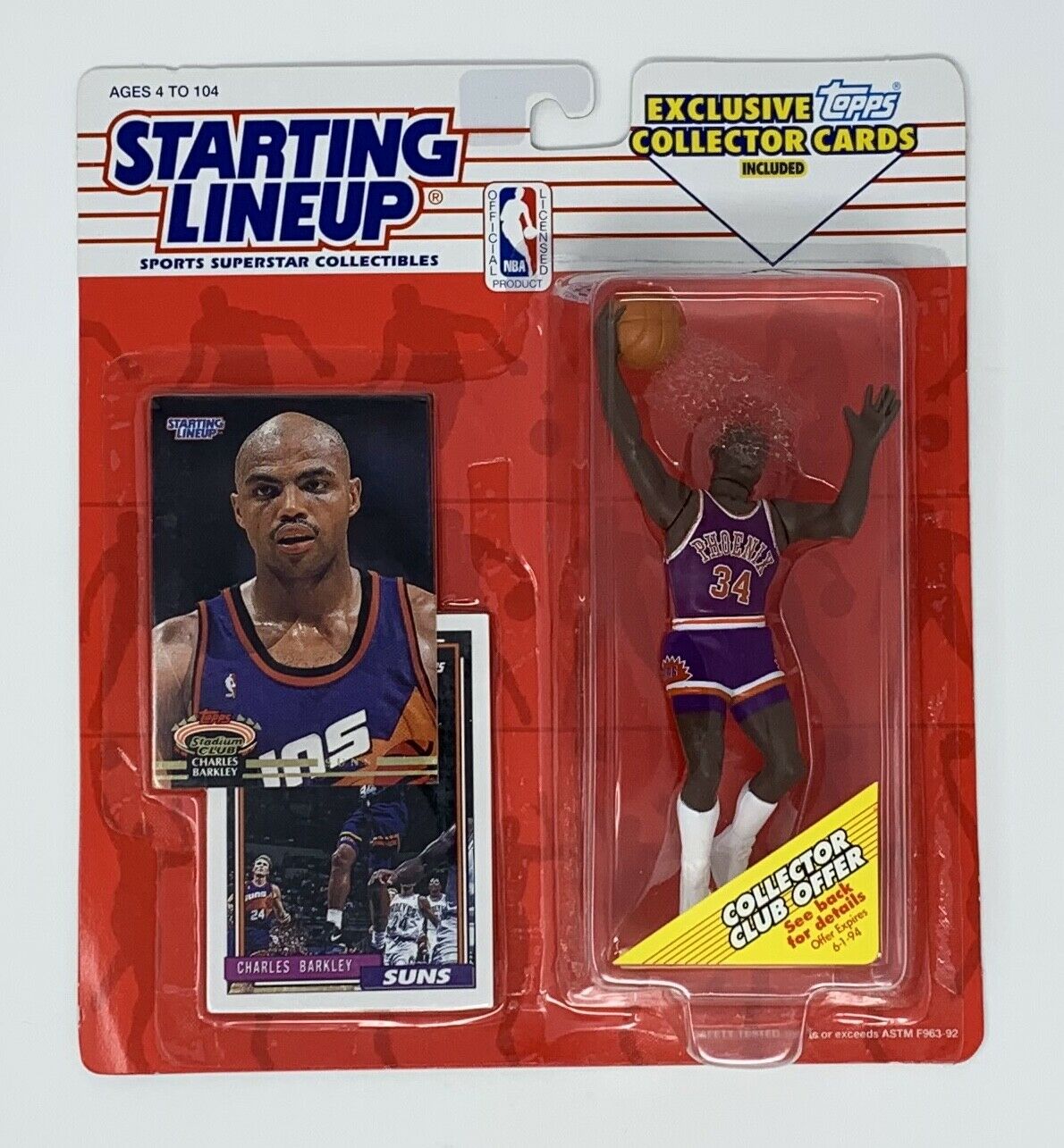 Starting Lineup Charles Barkley 1993 Action Figure | #22039452