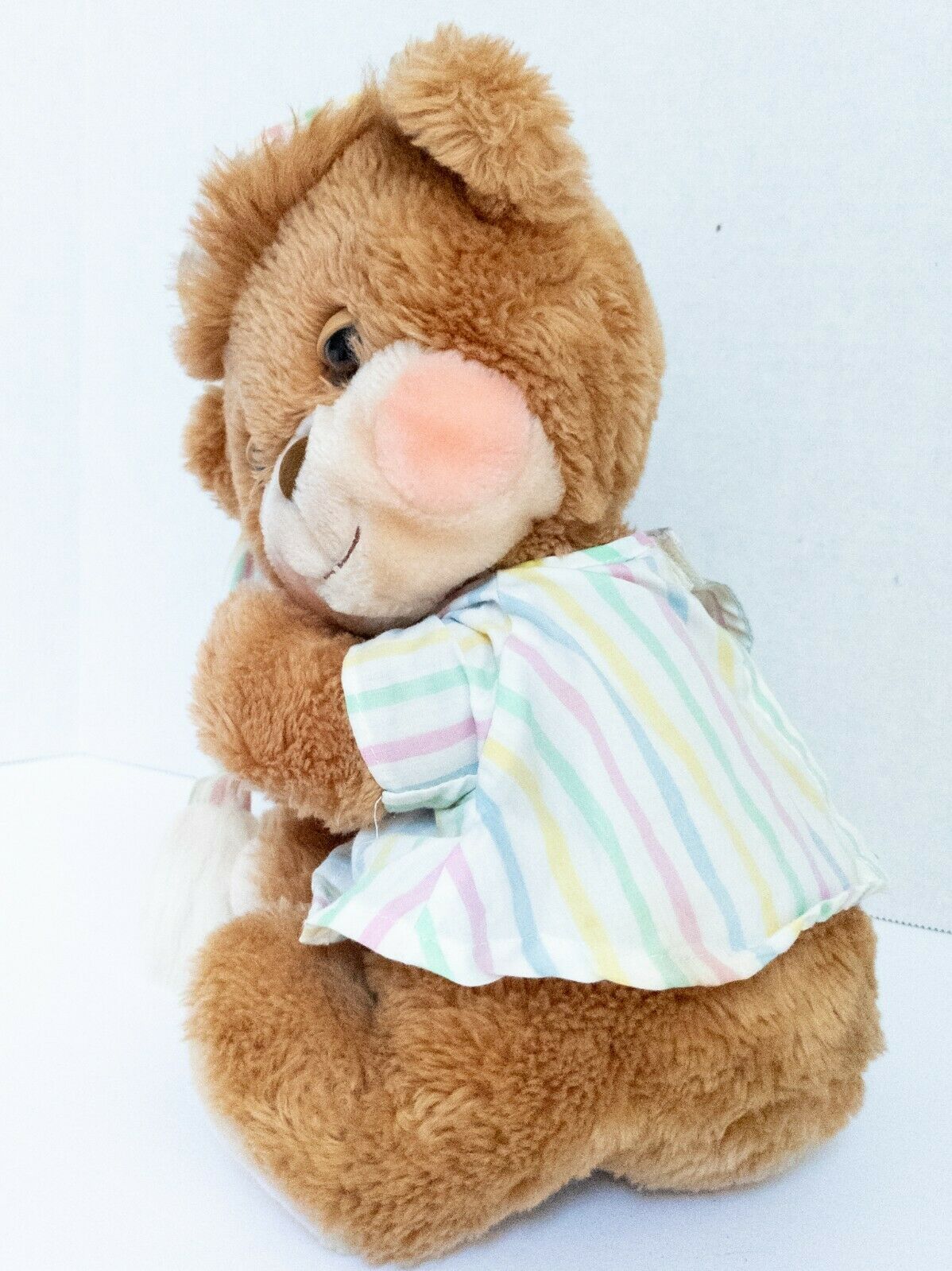 Fisher Price Teddy Beddy Bear Plush With Shirt Cap 1985 Stuffed Animal ...