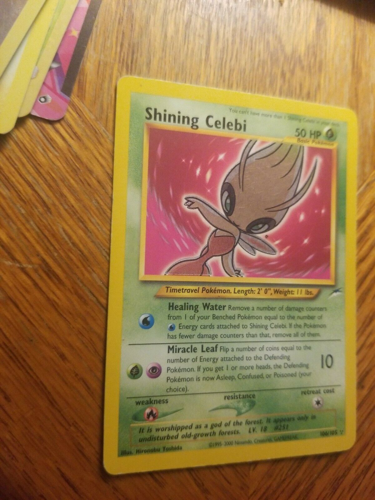 Pokemon Shining Celebi 106/105 Neo Destiny Triple Star | #22015215