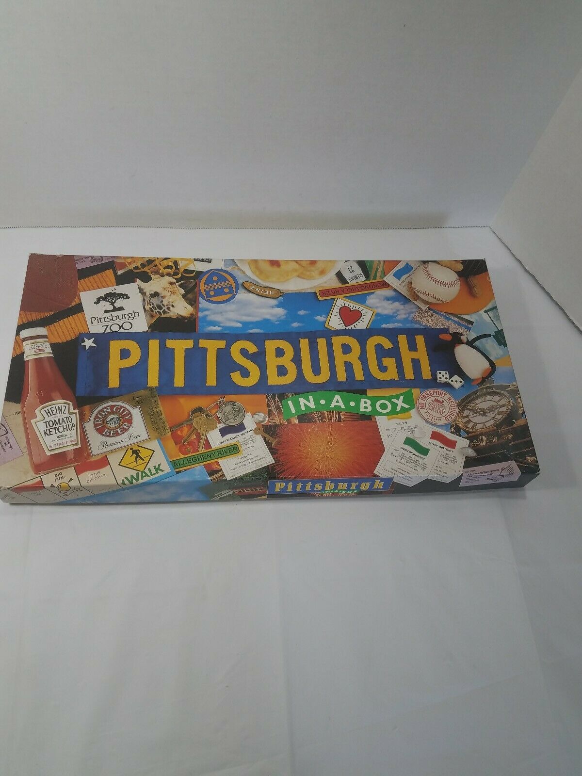 Pittsburgh In A Box Board Game Monopoly Style Complete Vintage | #22302376