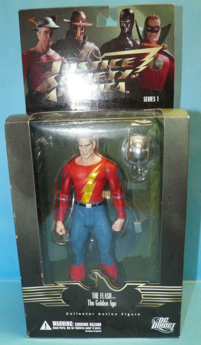 DC Direct Justice League America The Flash Golden Age Action Figure (A ...